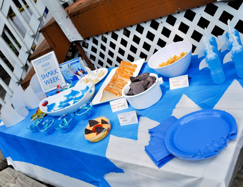 Shark Week / Summer "Backyard Shark Week Party" | Catch My Party