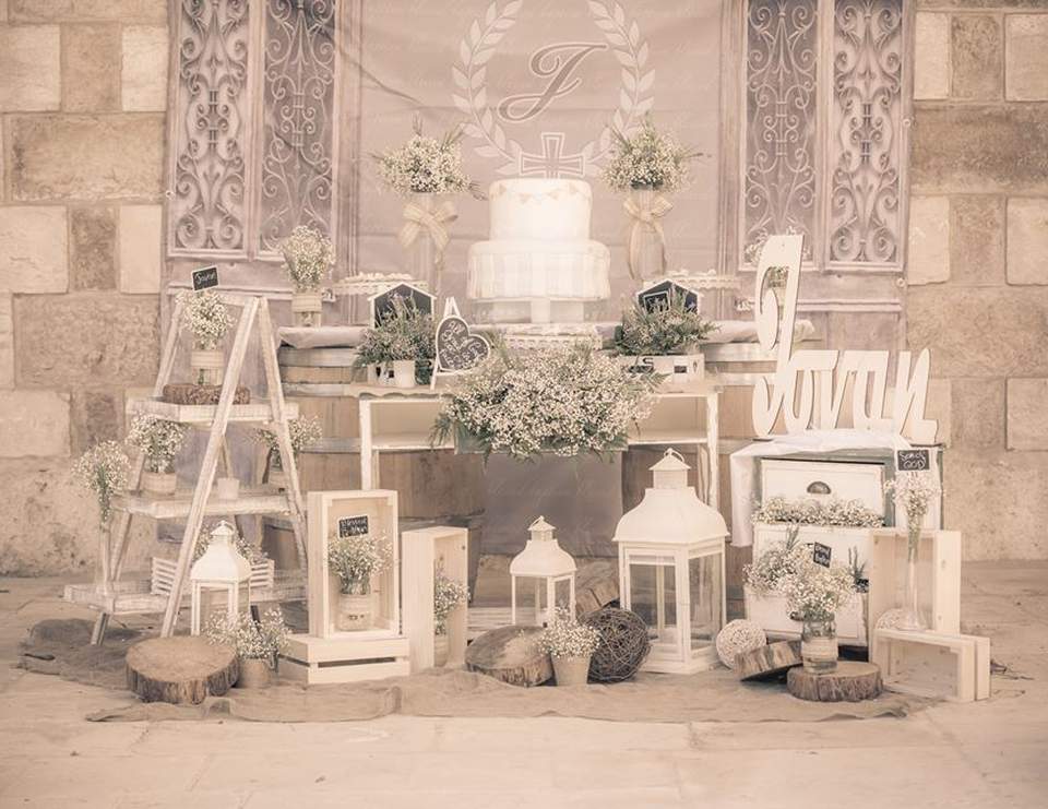 Vintage rustic / Baptism "Jovan Vintage rustic baptism" | Catch My Party