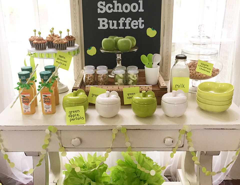 Green Apple / Back to School "Back to School Breakfast Buffet" | Catch ...