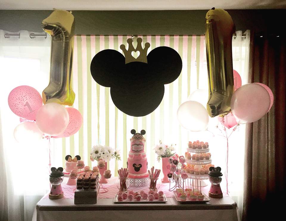 Princess Minnie / Birthday "Princess Minnie 1st Birthday " | Catch My Party