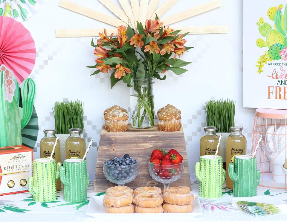 Cactus / Summer "Mid Century Cactus Party" | Catch My Party