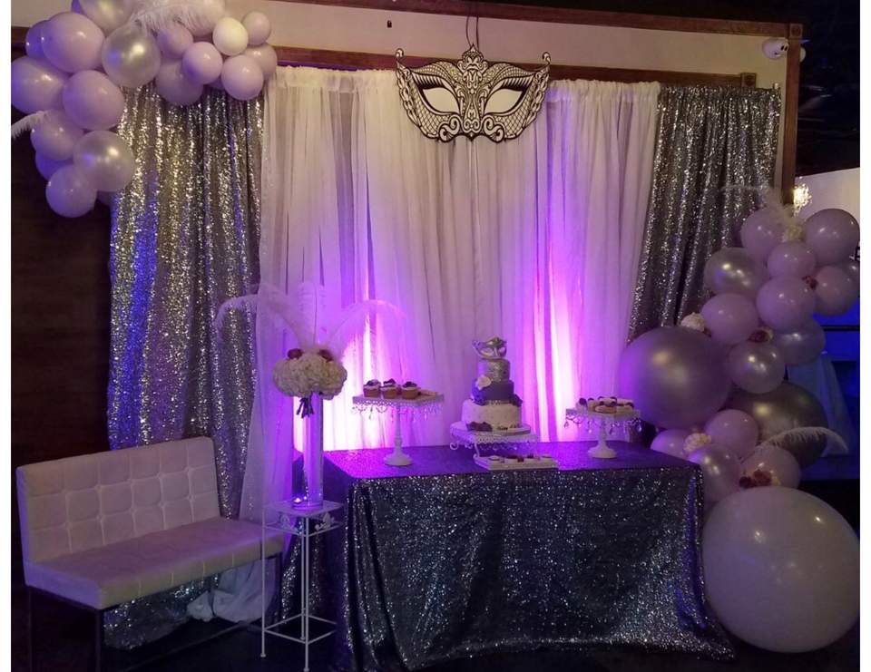 Masquerade / Baby Shower "Sherley’s 40 & Fabulous/Welcome Baby Samya ...