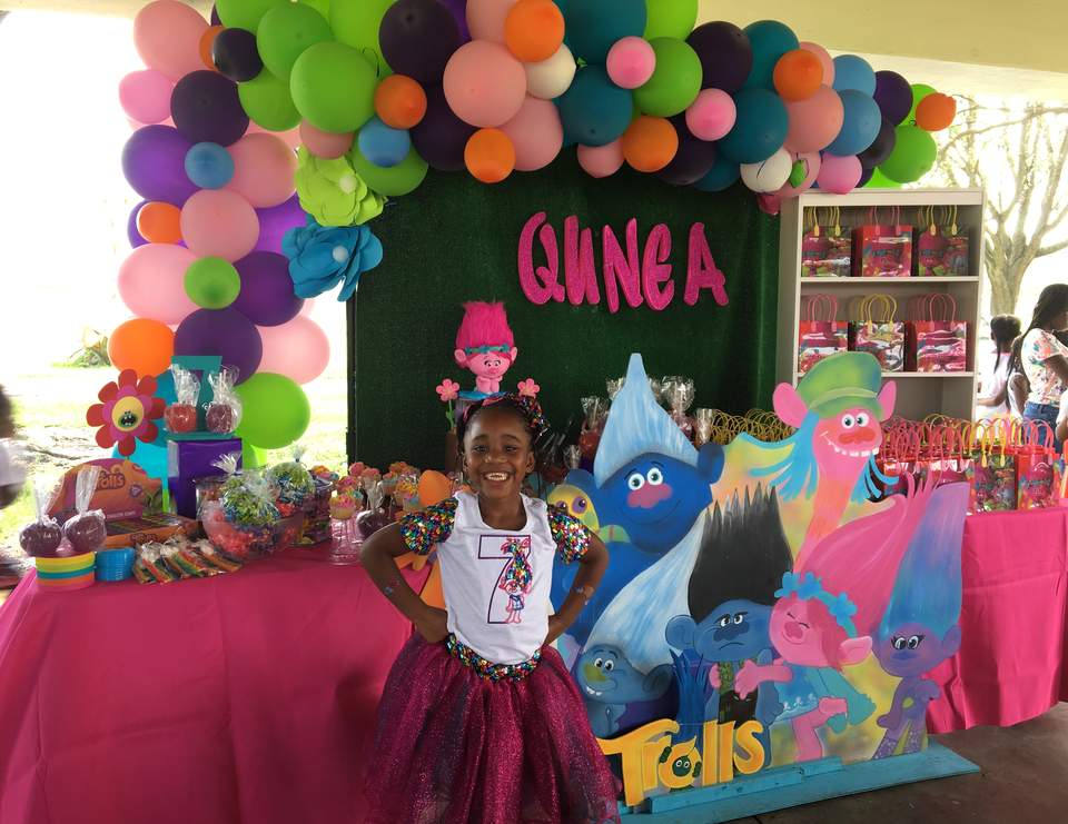 Trolls / Birthday "Qunea’s Trolls 7th Birthday Bash" | Catch My Party