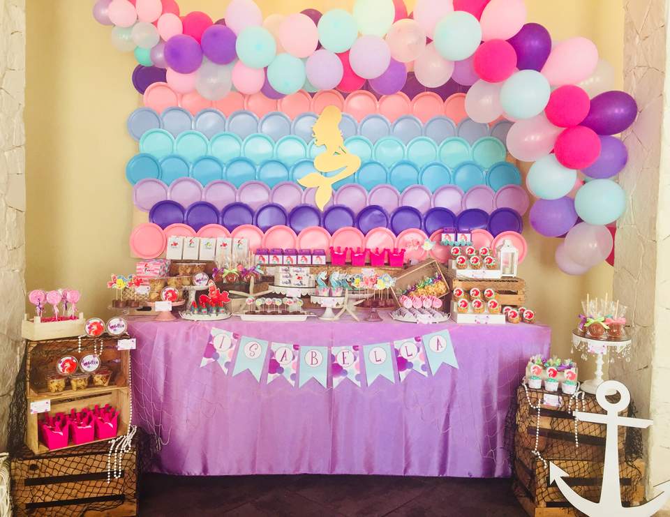 Little Mermaid / Birthday "Little Isabella Mermaid birthday party ...