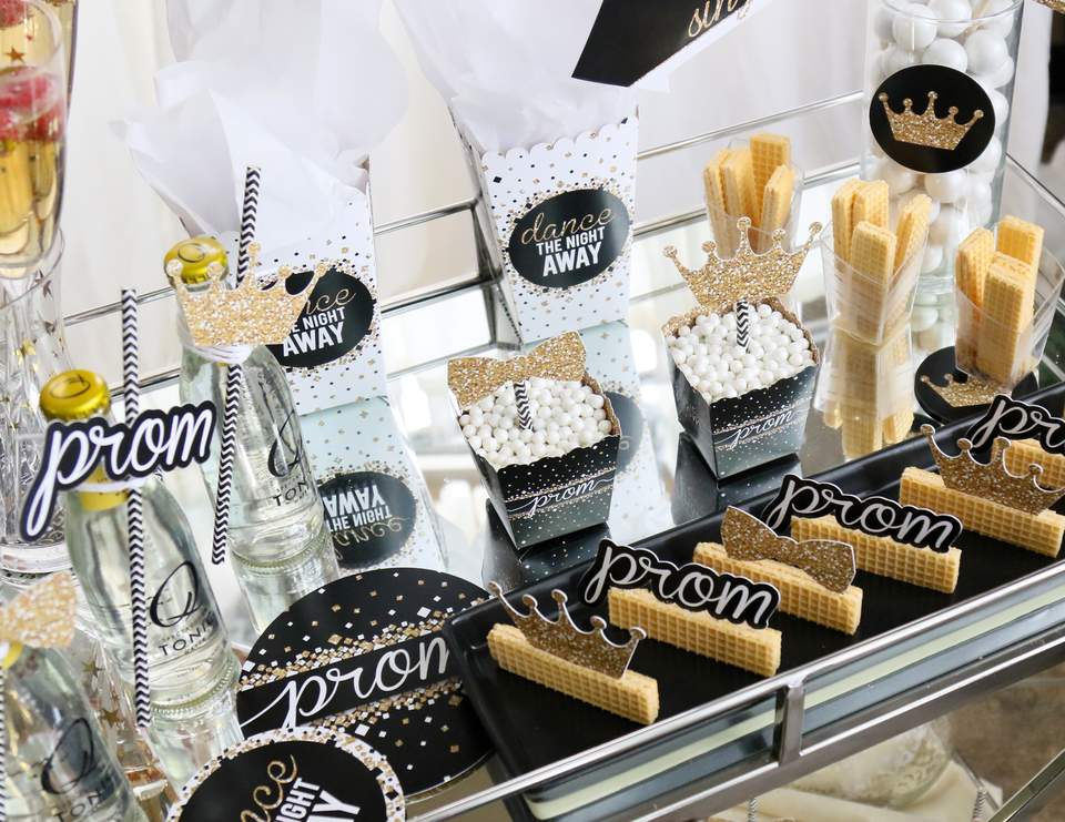 Prom / Graduation/End of School "Black and Gold Glam Prom" | Catch My Party