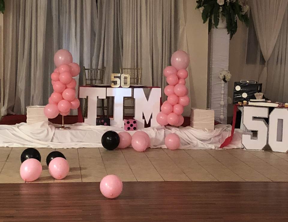 50th Birthday / Birthday "50th "Pink Out" Casino Party" | Catch My Party