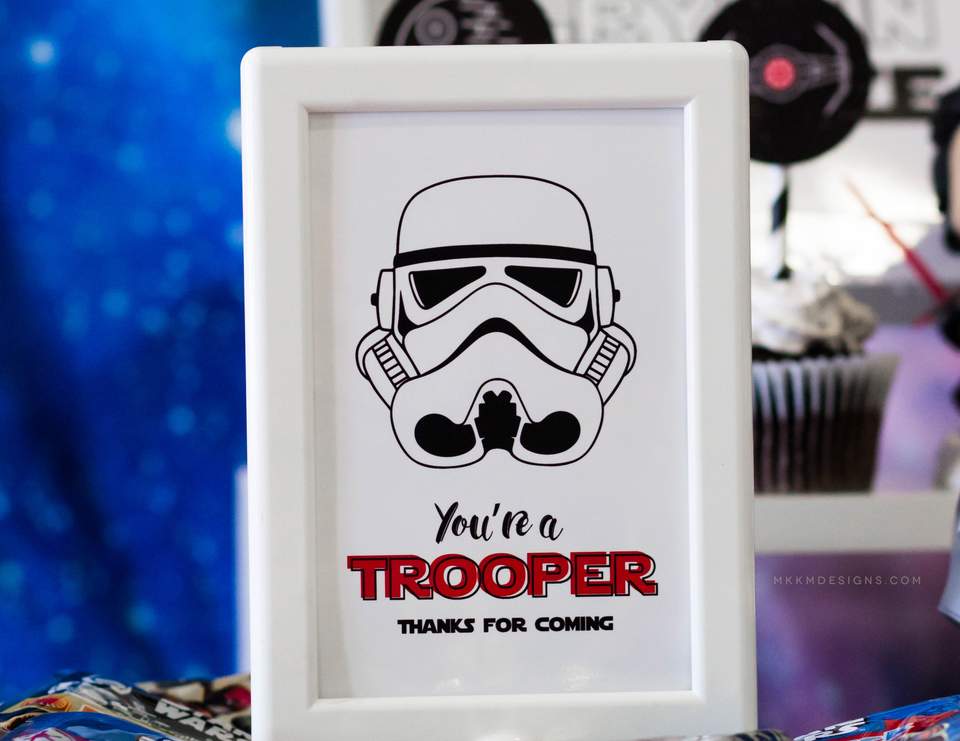 Star Wars / Birthday "Welcome To The Dark Side: Star Wars Party ...