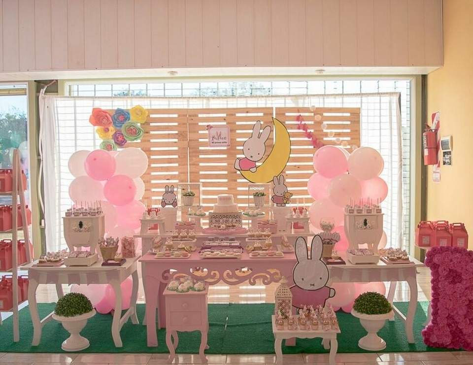 Bunnies / Rabbits / Birthday "Miffy birthday party" | Catch My Party