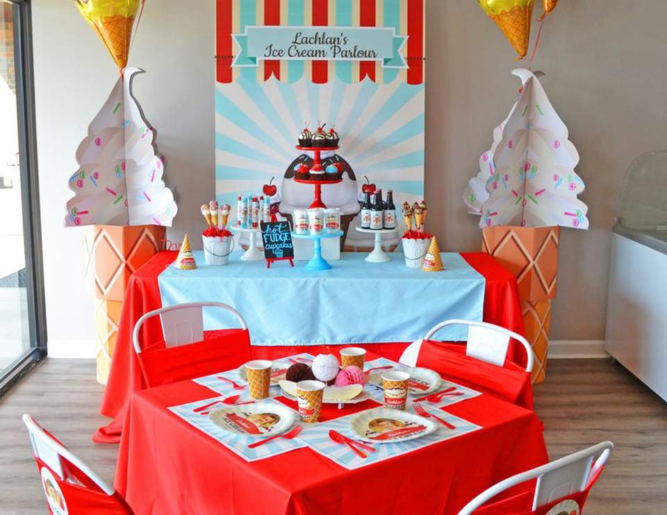 Ice Cream / Birthday "Ice Cream Parlor Party" | Catch My Party