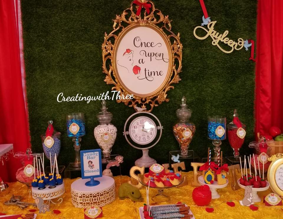 Snow white and the 7 dwarfs / Birthday "JAYLEEN'S Snow White 1st ...