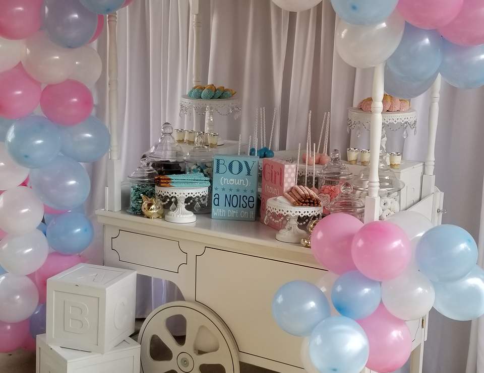 Gender reveal / Gender Reveal "Pink and blue gender reveal" | Catch My ...