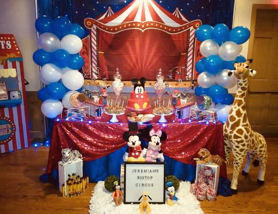 Mickeymouse Circus theme / Birthday "Jeremiah’s Mickey Circus birthday ...