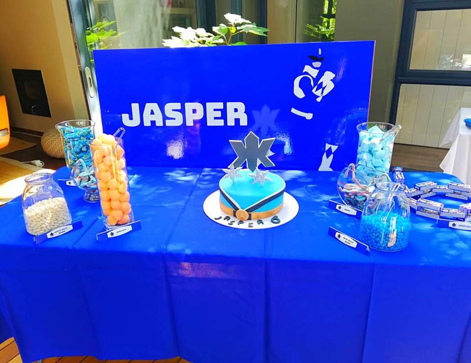 Power Rangers / Birthday "Jasper's Subtle Blue and White Power Ranger ...