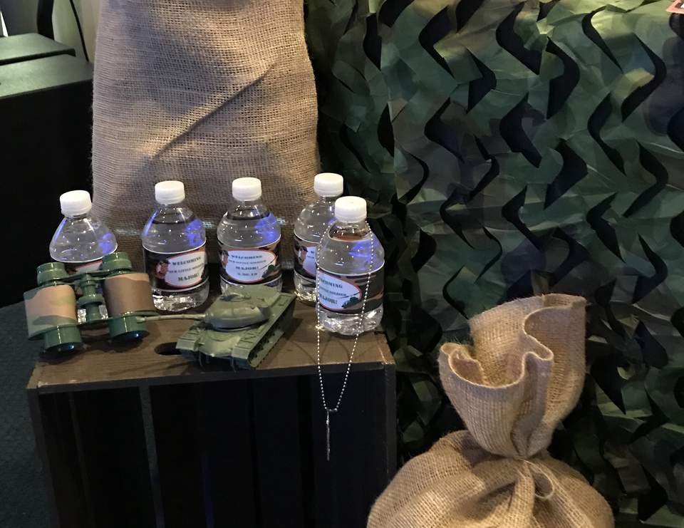 Army / Baby Shower "Brittany’s Army Fatigue Baby Shower" | Catch My Party