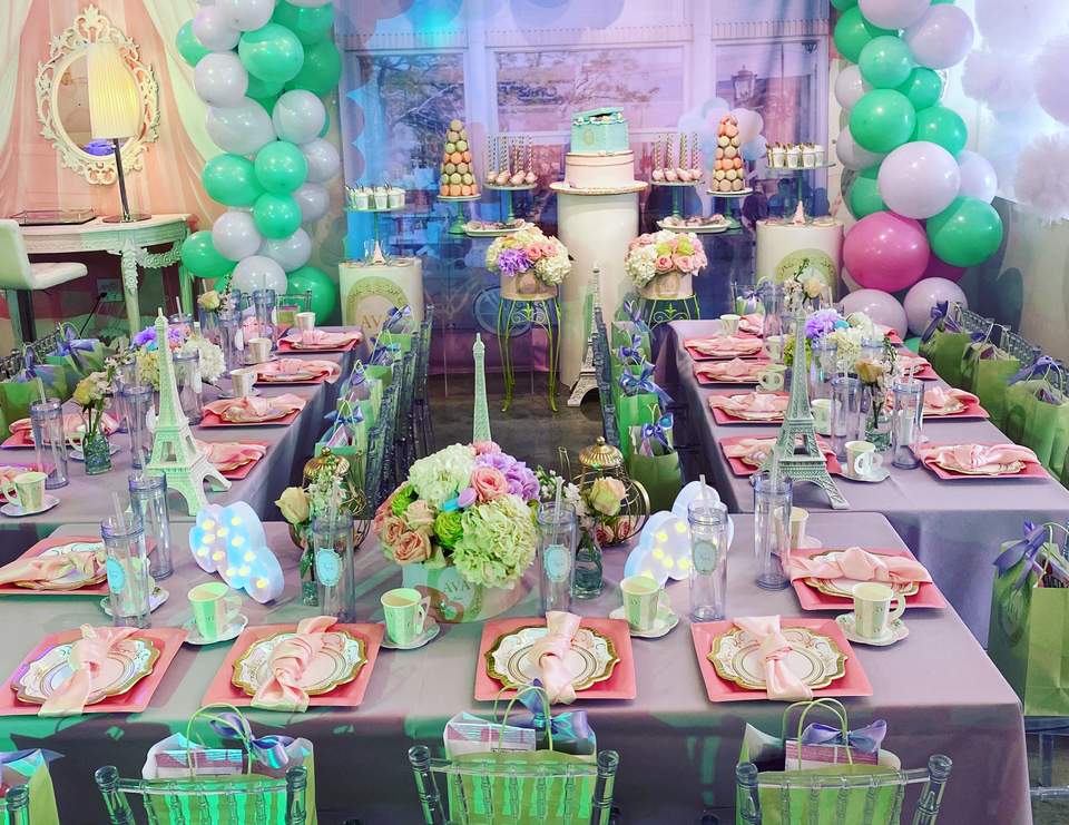 French Bakery / Tea Party "Ava’s Laduree Patisserie Party" | Catch My Party