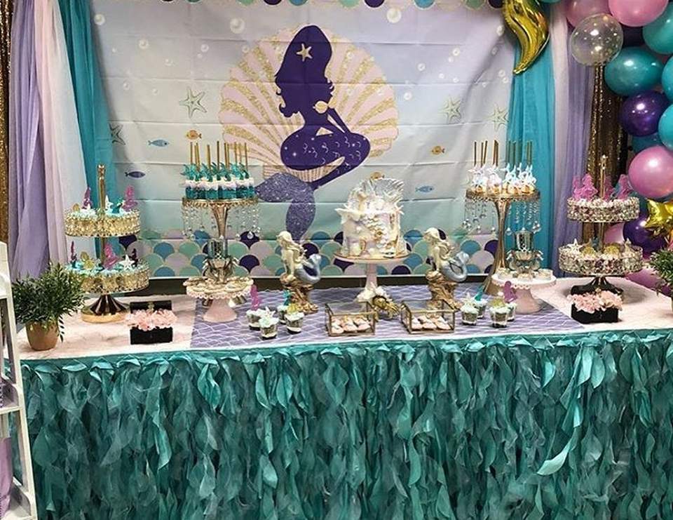 Mermaid / Birthday "Girl's Mermaid Birthday Party" | Catch My Party