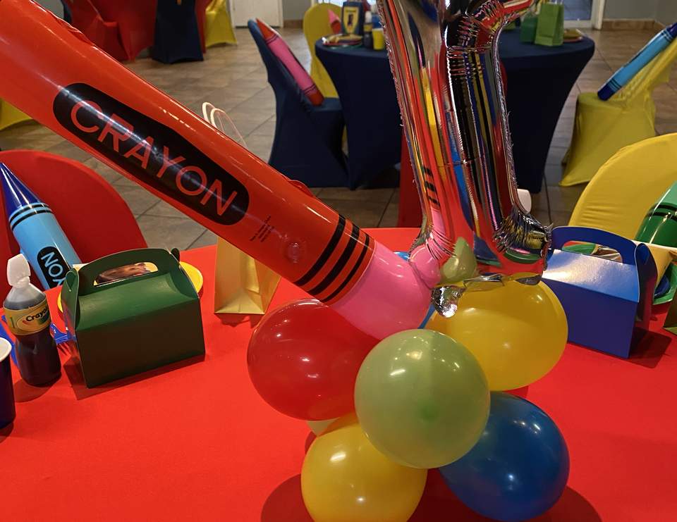 Crayola / Birthday "A’Nylaa’s 1st Crayola Birthday " | Catch My Party