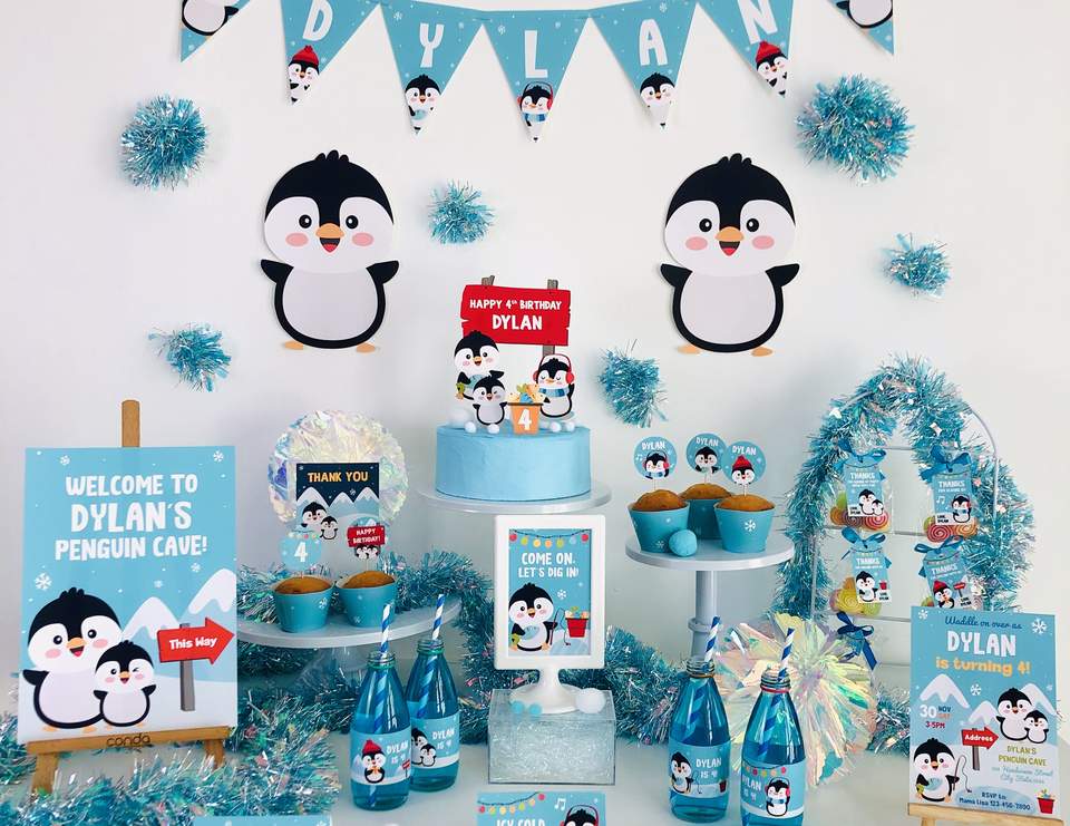 Penguins / Birthday "Penguin Wonderland Party " | Catch My Party