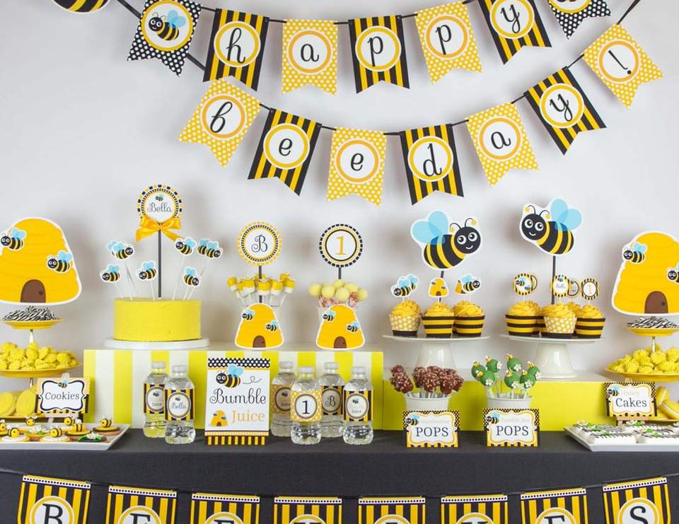 Bumble Bees / Birthday "Bumble bee birthday party" | Catch My Party