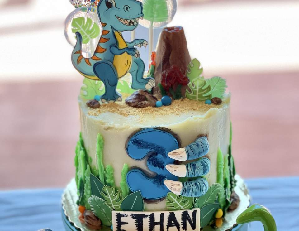 Dinosaur / Birthday "Dinosaur 3rd Birthday Party" | Catch My Party