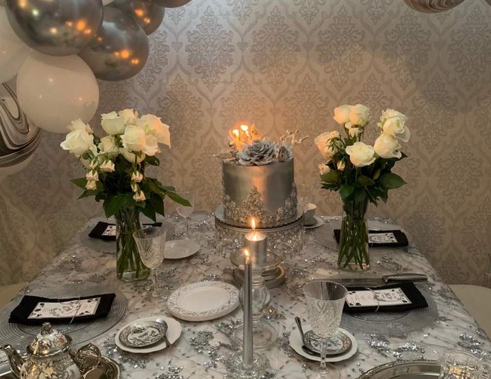 40th Birthday Tea Party / Birthday "There is always a silver lining ...