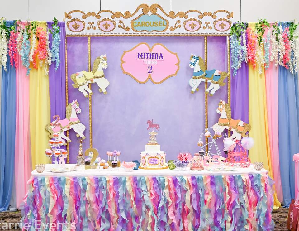 Carousel / Birthday "Mithra's Carousel Party" | Catch My Party