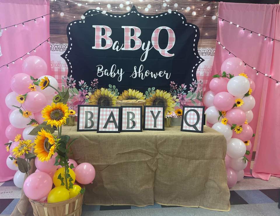 PINK BABY Q PICNIC / Baby Shower "Baby Q" | Catch My Party