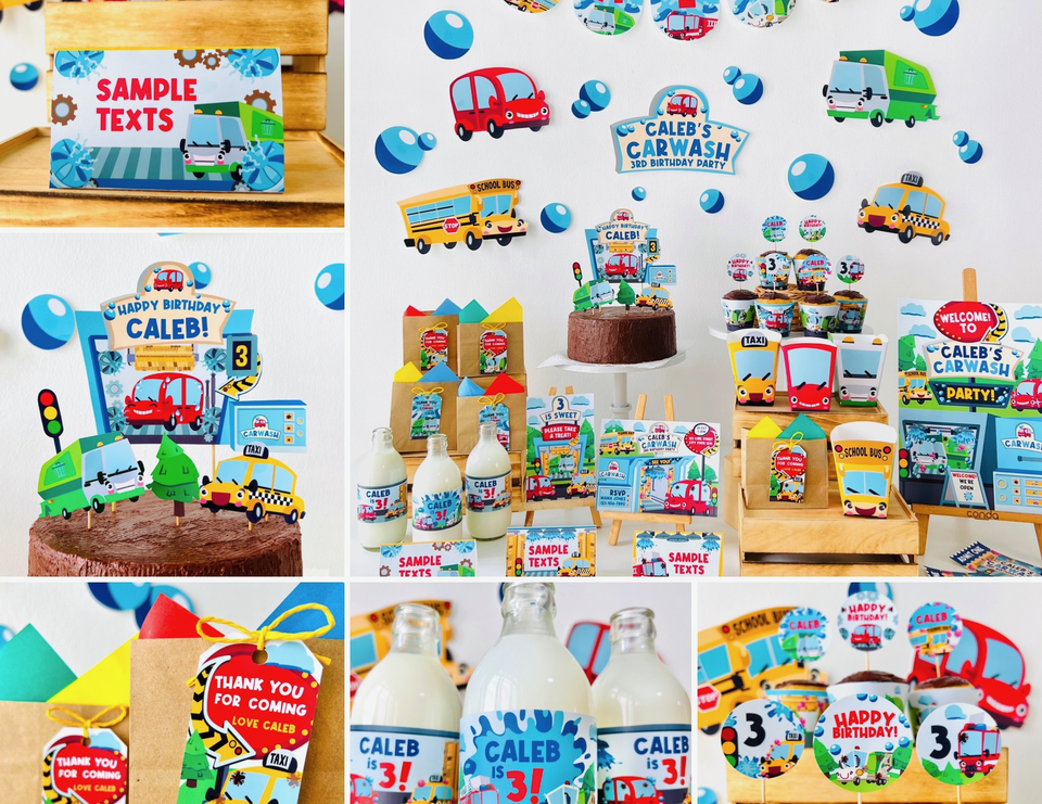 Car Wash / Birthday "Car Wash Birthday Party" | Catch My Party