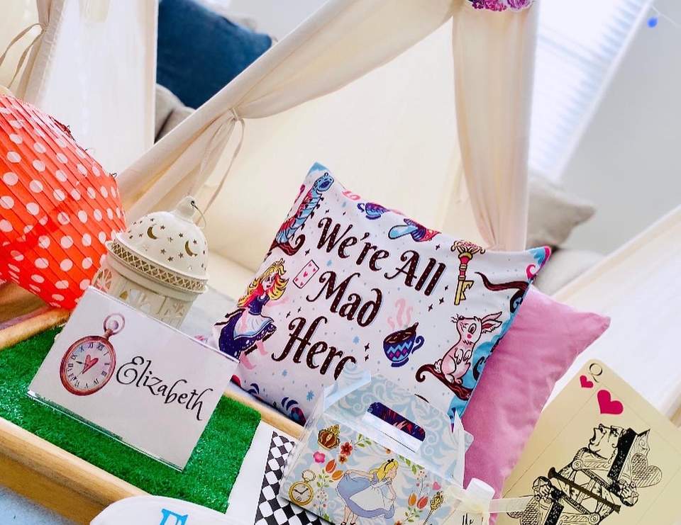 Alice in Wonderland / Birthday "Alice in Wonderland Sleepover " | Catch ...