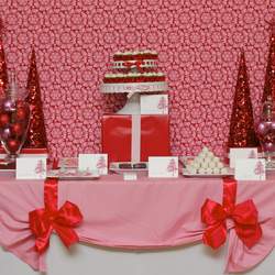 Holiday Party / Christmas/Holiday "Pink and Red Christmas" | Catch My Party