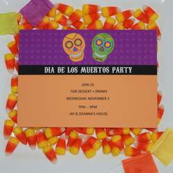 Halloween "Colorful Dia de los Muertos / Halloween Party" | Catch My Party