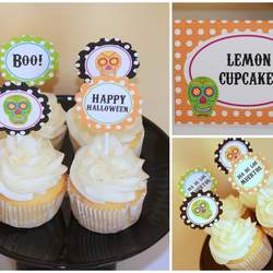 Halloween "Colorful Dia de los Muertos / Halloween Party" | Catch My Party