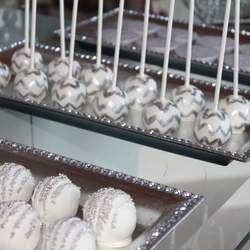 Silver & White / Birthday "Silver Dessert Table " | Catch My Party