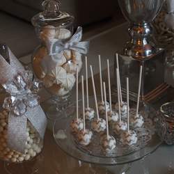 Silver & White / Birthday "Silver Dessert Table " | Catch My Party