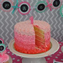 1st birthday party / Birthday "1st Birthday - Chalkboard with Gray ...