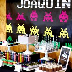 Space Invaders / Birthday "Joaquin's Space Invaders Party" | Catch My Party