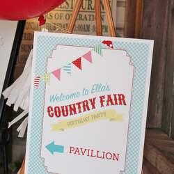 County Fair / Birthday "Ella's Country Fair Birthday Party" | Catch My ...
