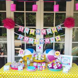 Summer / Graduation/End of School "Beach Ball Splash Pool Party ...