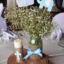 Rustic Elephant / Baptism "Alex Rustic Baptism" | Catch My Party