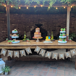 Rustic ( Cactus + Succulent ) theme party / Birthday "3 generations ...