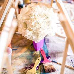 Art Party / Birthday "Colorful 7th Birthday pARTy" | Catch My Party