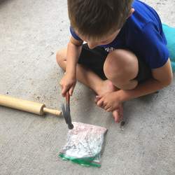 Rock collection and Rock Climbing party / Birthday "Turning 9 Rocks ...