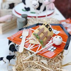 Modern Farm / Birthday "Leo's Farm Birthday Party by Momo Party ...