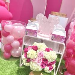 Pink Minnie Mouse theme / Birthday "Mila turns 3 " | Catch My Party