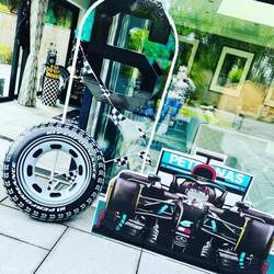 Formula 1- Racing car / Birthday "Formula one (F1) Lewis Hamilton 44 ...