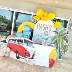 Beach / Surf / Birthday "Dash’s First Wave " | Catch My Party
