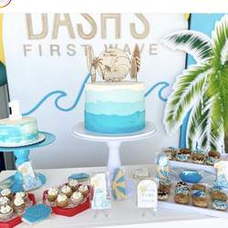 Beach / Surf / Birthday "Dash’s First Wave " | Catch My Party
