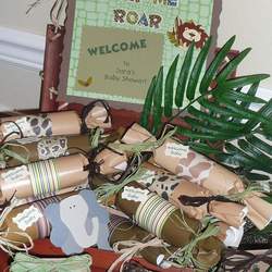 Safari Baby Shower for my nephew-to-be / Baby Shower "Sara's Baby ...