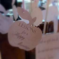 Lavender/Teacher / Bridal/Wedding Shower "Lessons for a Happy Marriage ...