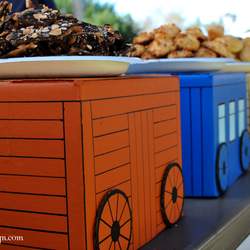 Trains / Birthday "Travel Town Dessert Table" | Catch My Party